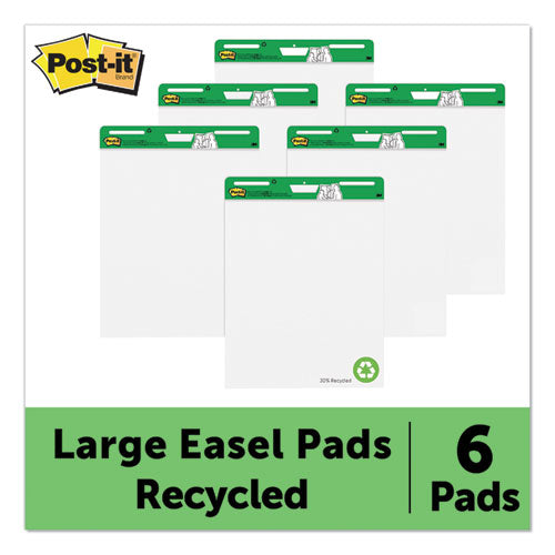 Self-stick Easel Pads, 25 X 30, White, 30 Sheets, 6-carton – WATS ...